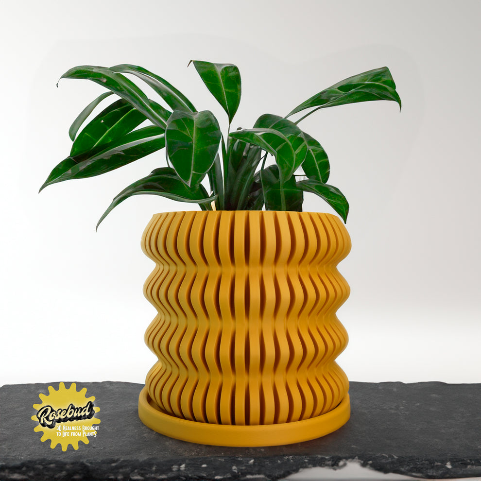 Spira Modern Bubble Plant Pot Unique, 3D Printed Planter, Planter with ...